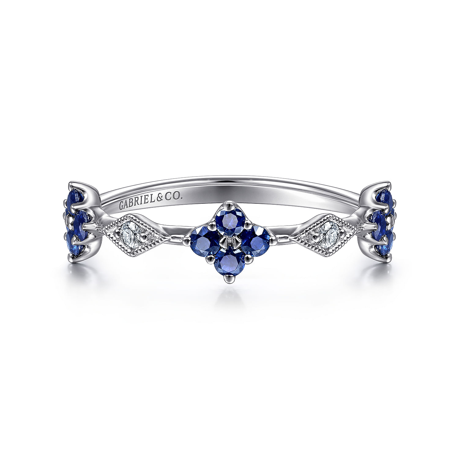 Gabriel and co sapphire rings store
