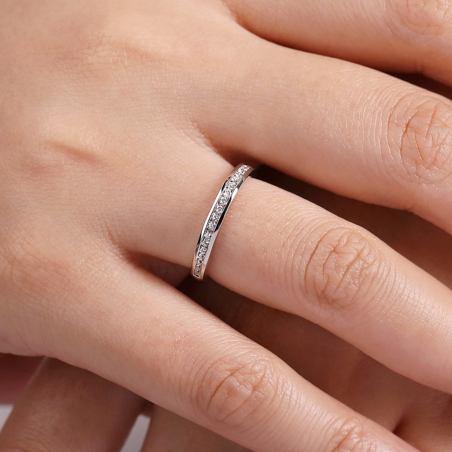 14k White Gold Stackable Stackable [Ring Type]. SKU LR51753W45JJ | Gabriel & Co.