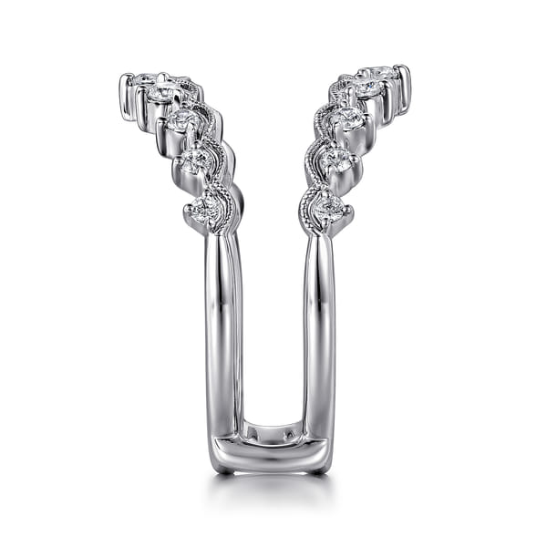 14K White Gold Diamond Ring Enhancer @ $2750. Shop Jewelry | Gabriel & Co.