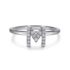 Initial Rings - Shop Initial Letter Rings | Gabriel & Co.