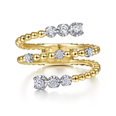 Bypass Rings - Diamond Bypass Rings | Gabriel & Co.