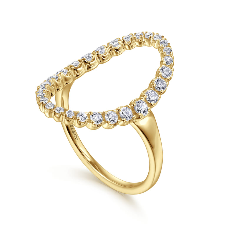 14k Yellow Gold Fashion Lusso [Ring Type]. SKU LR52748Y45JJ | Gabriel & Co.