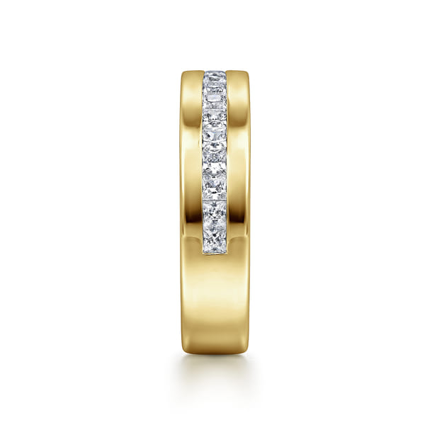 14K Yellow Gold Matching Wedding Band @ $3400. Shop Jewelry | Gabriel & Co.