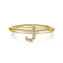 Initial Rings - Shop Initial Letter Rings | Gabriel & Co.