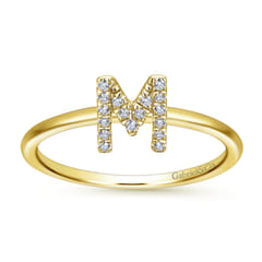 Initial Rings - Shop Initial Letter Rings | Gabriel & Co.