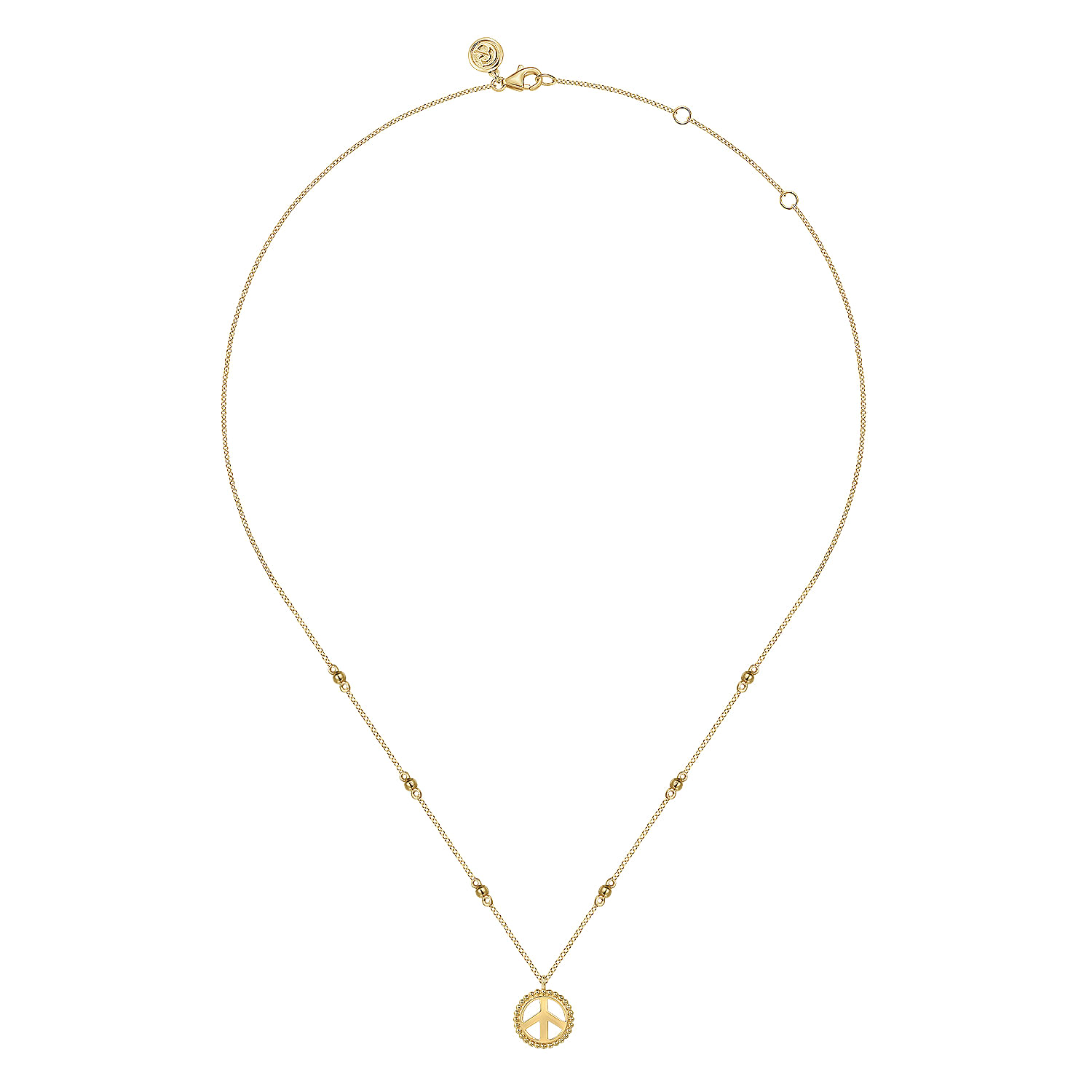 Plain gold necklace store