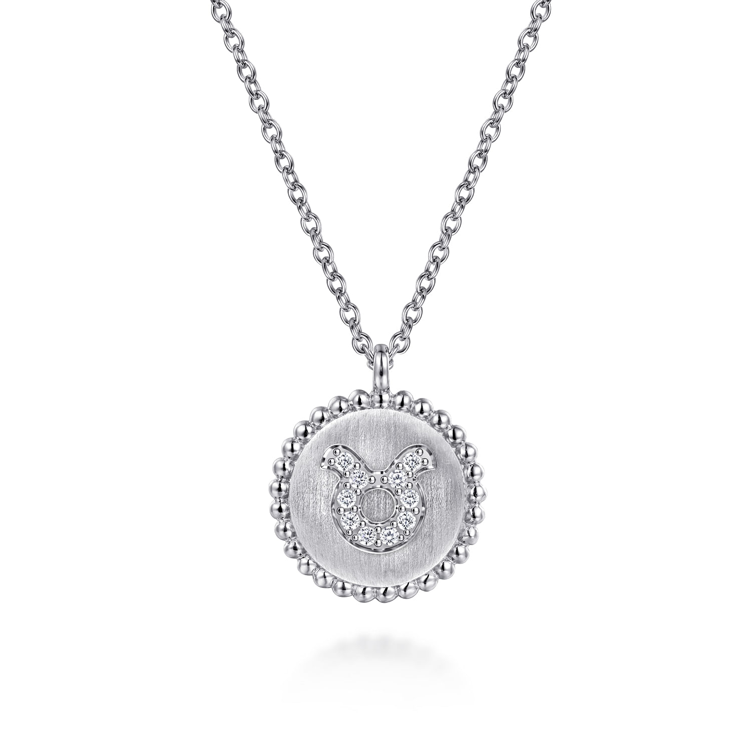 Taurus sterling silver necklace store