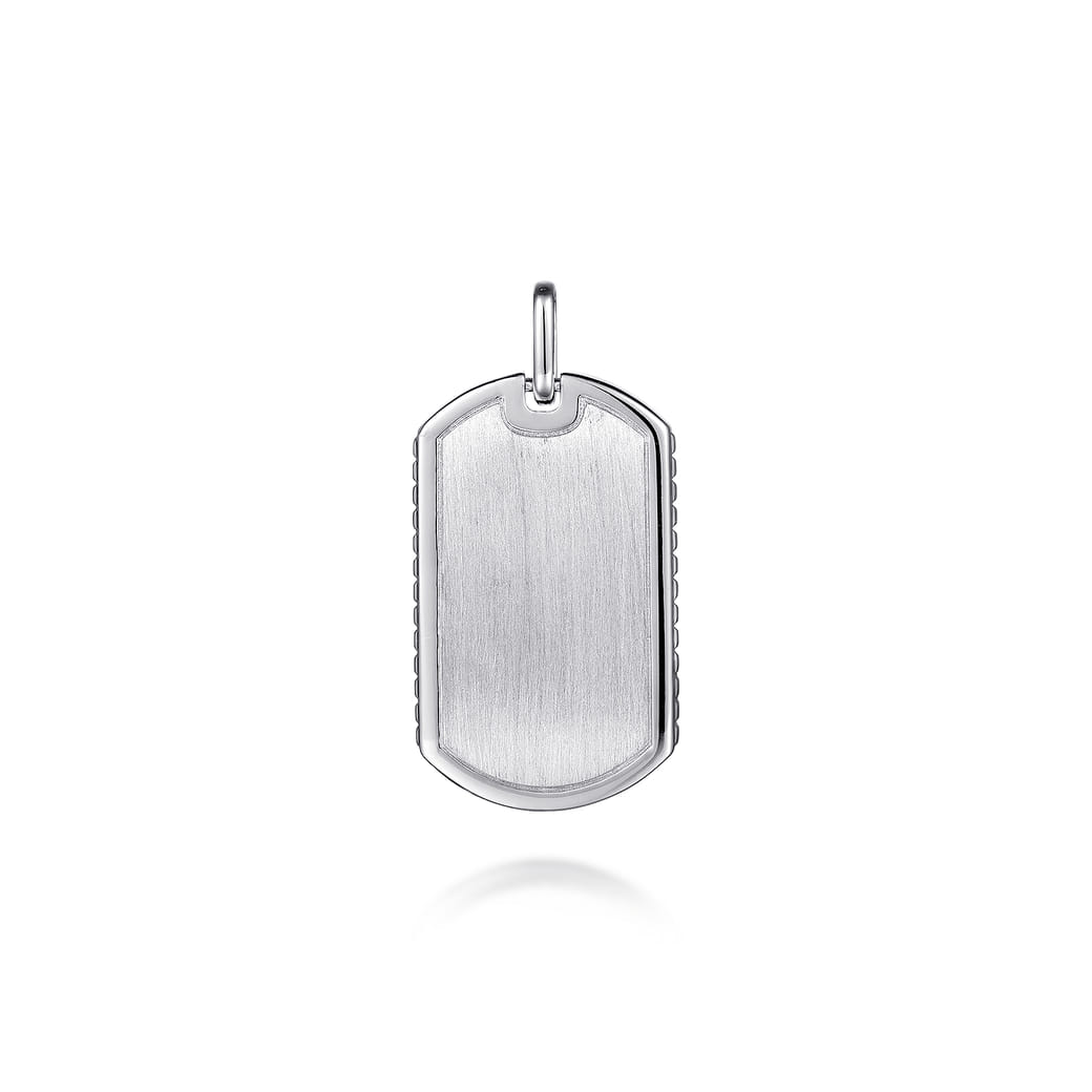 Authentic Sterling Silver Dog Tags For Men Bling Jewelry Womens