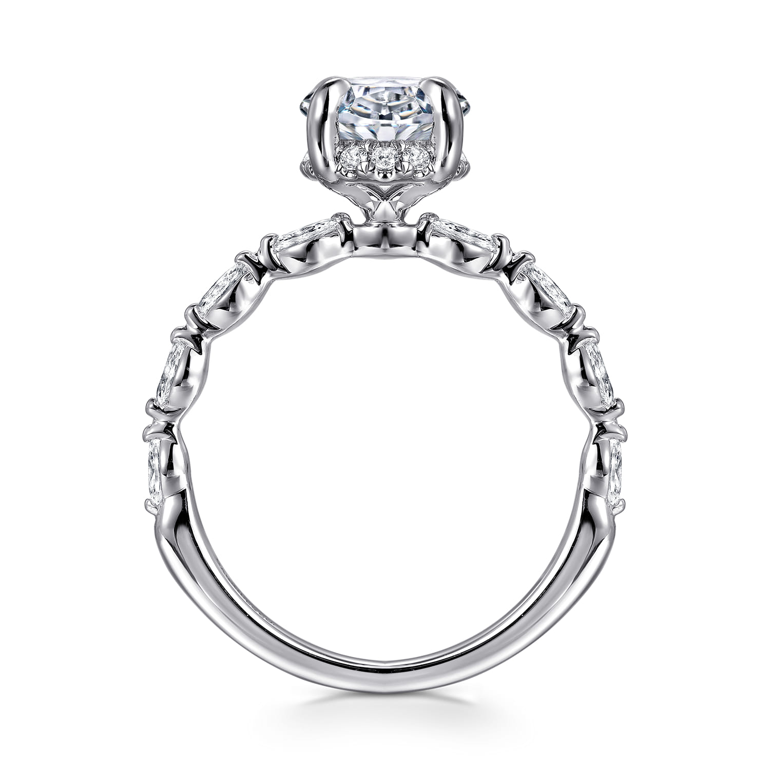 Hidden Halo Engagement Rings | Gabriel & Co.