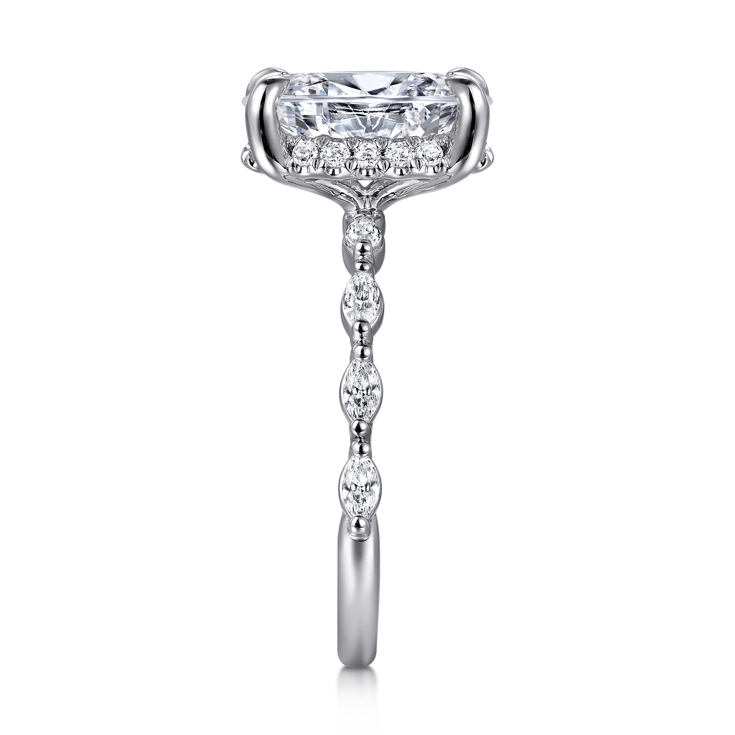 Hidden Halo Engagement Rings | Gabriel & Co.