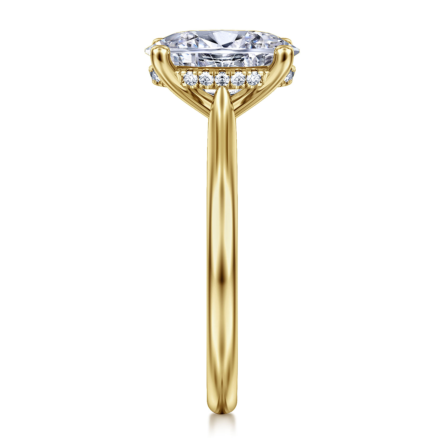 Oval Solitaire Engagement Rings | Gabriel & Co.