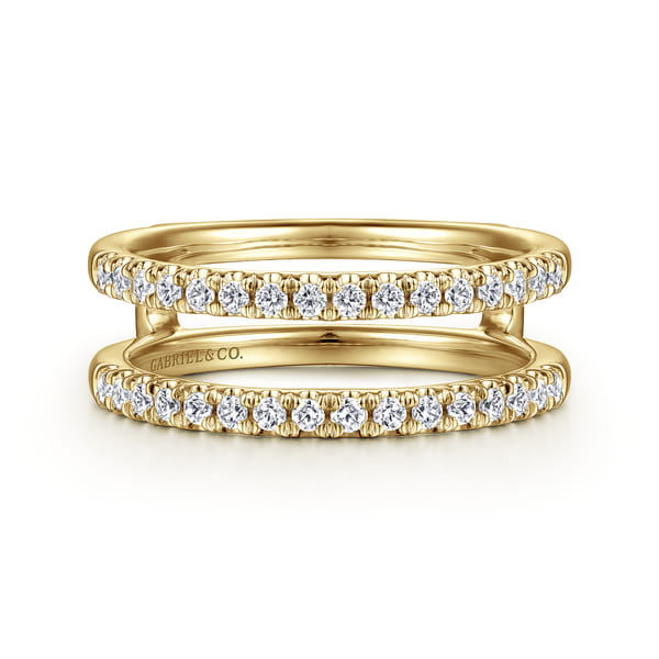 14K Yellow Gold Diamond Ring Enhancer @ $2350. Shop Jewelry | Gabriel & Co.