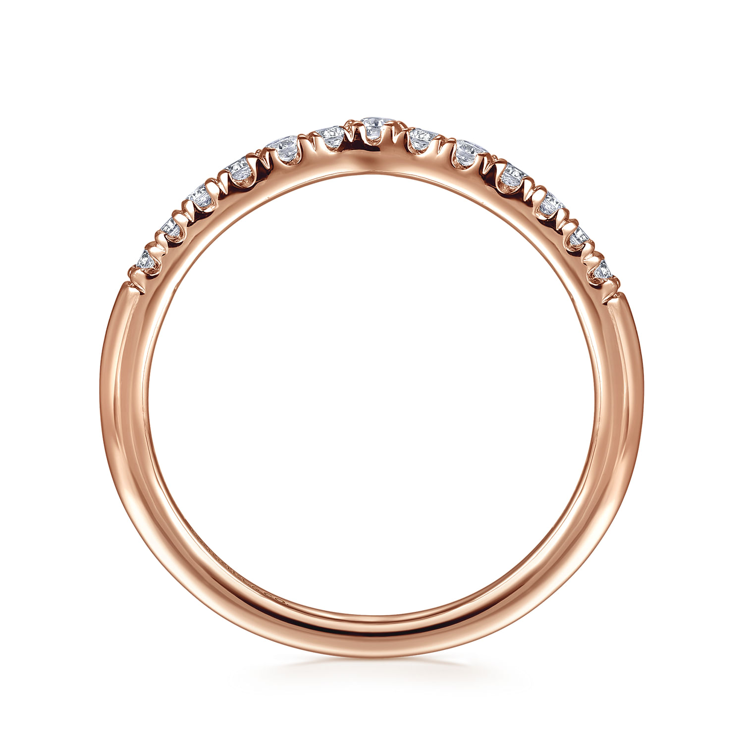 Women's Rose Gold Wedding Ring | Gabriel & Co. US