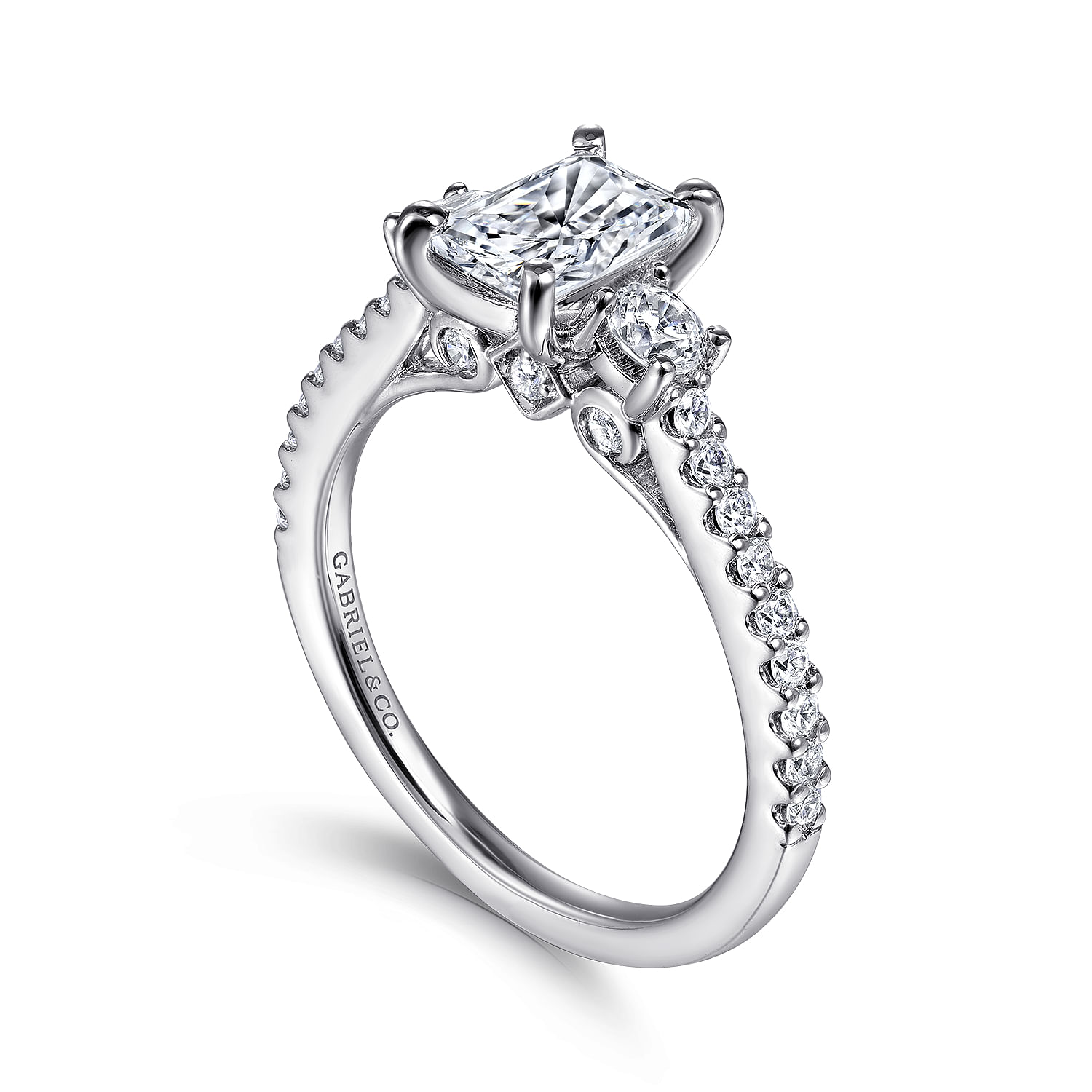 Radiant Cut Engagement Rings | Gabriel & Co.