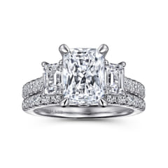 Radiant Cut Engagement Rings | Gabriel & Co.