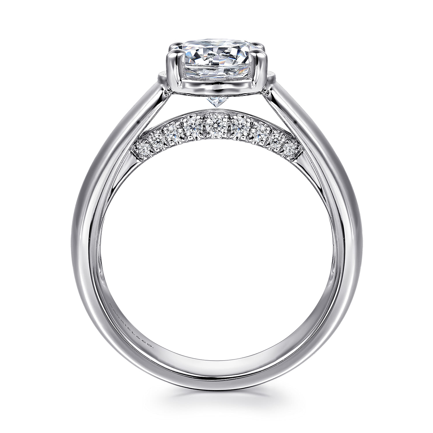 Wide Band Engagement Rings | Gabriel & Co.