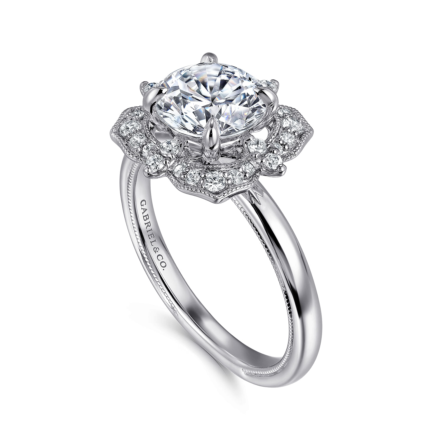Heavenly Halo Engagement Rings | Gabriel & Co.