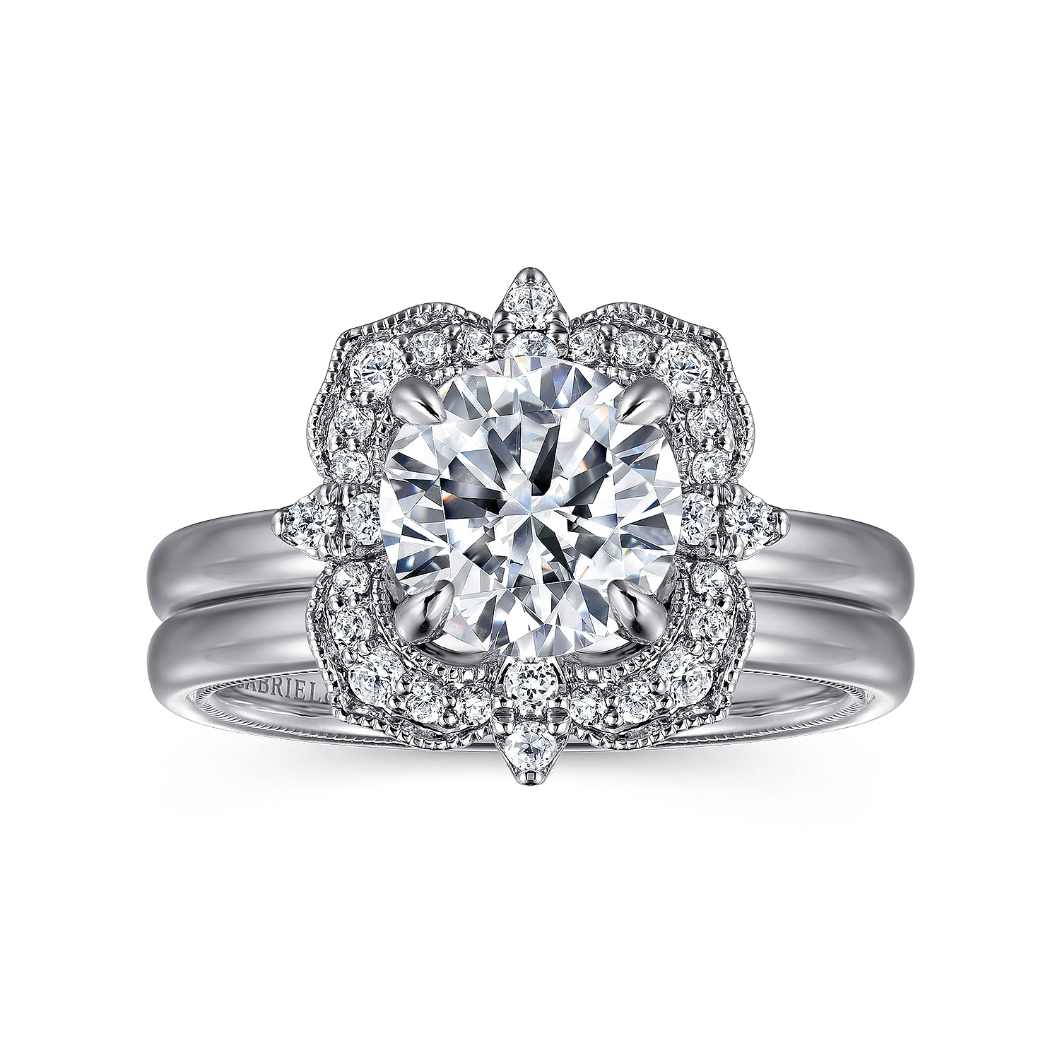 Heavenly Halo Engagement Rings | Gabriel & Co.