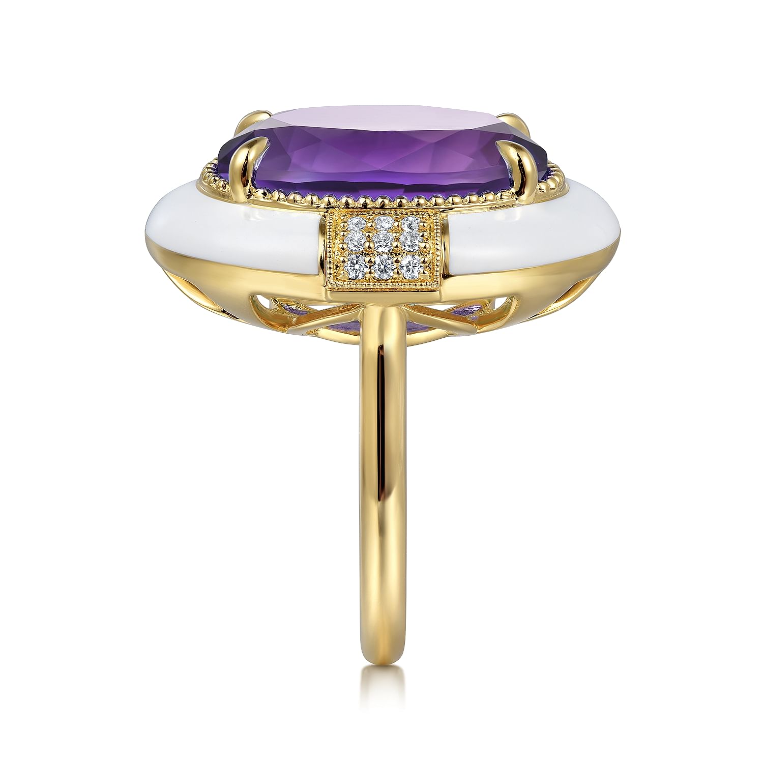 Shop Amethyst Rings February Birthstone Rings Gabriel Co