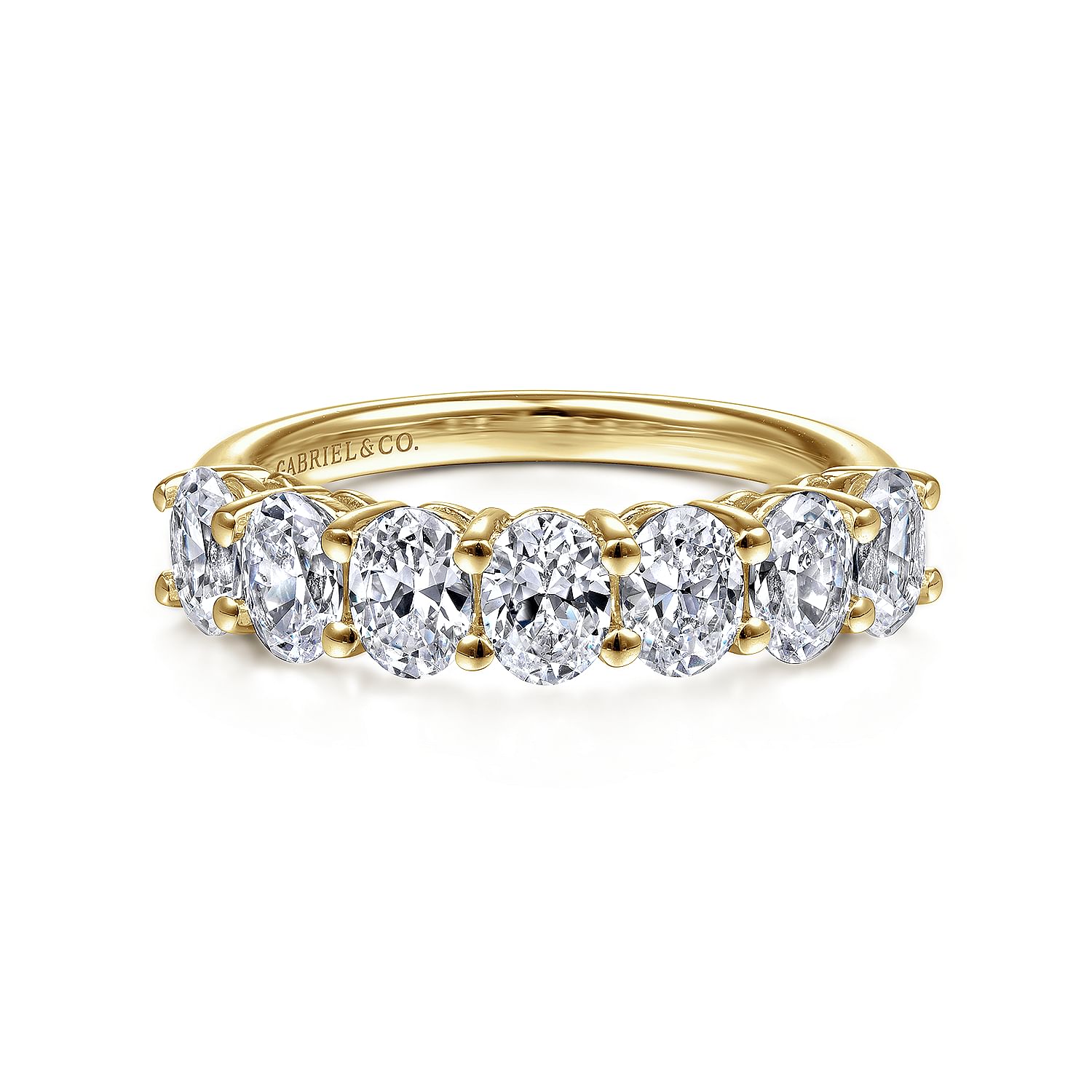 Gold diamond band store