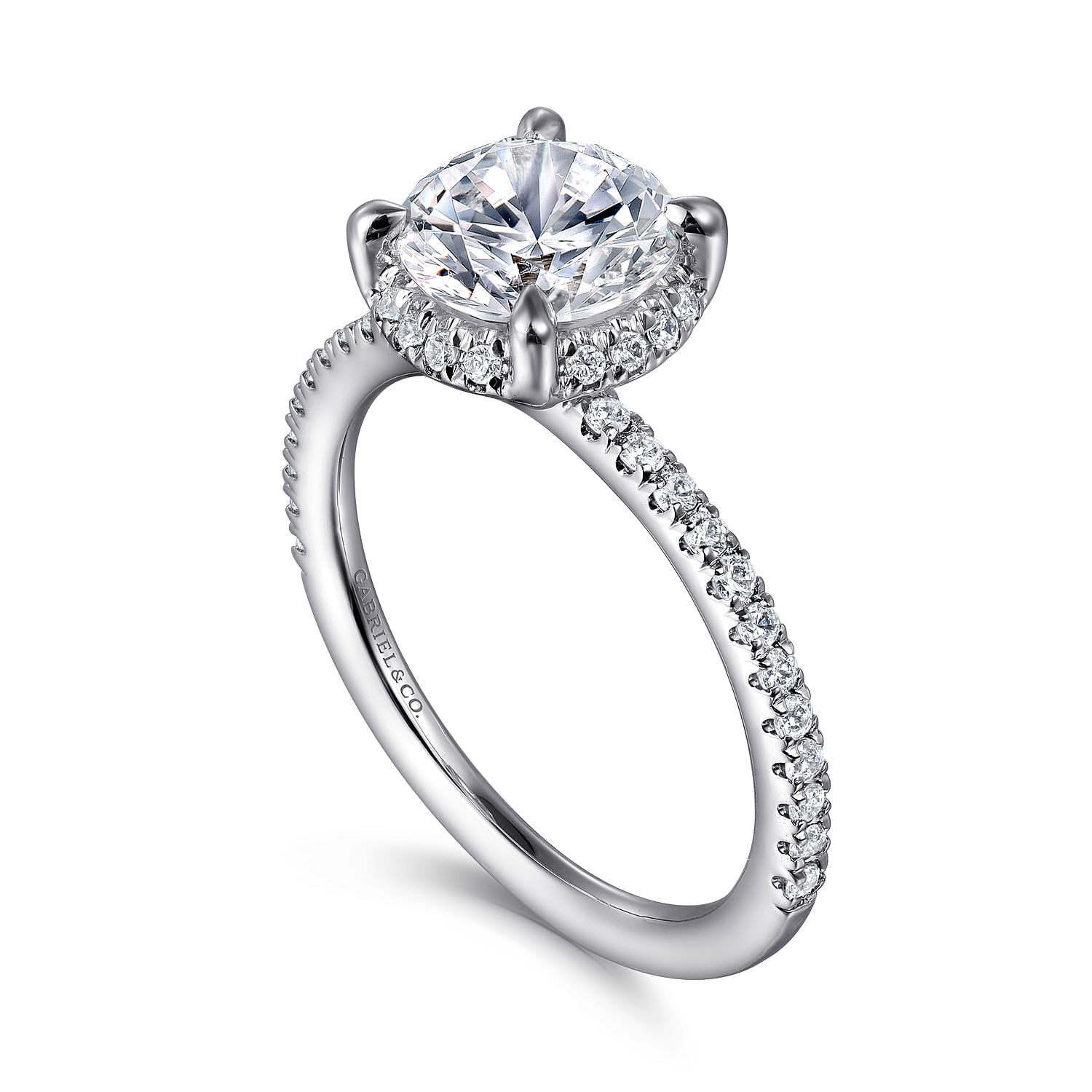 Hidden Halo Engagement Rings | Gabriel & Co.