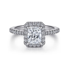 Radiant Cut Engagement Rings | Gabriel & Co.