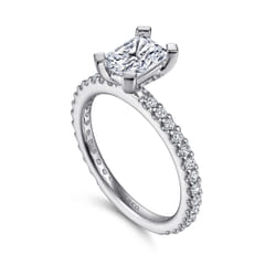 Radiant Cut Engagement Rings | Gabriel & Co.