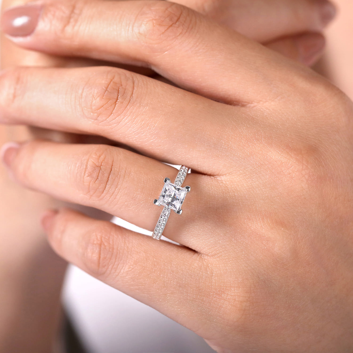 Princess Cut Engagement Rings | Gabriel & Co. US