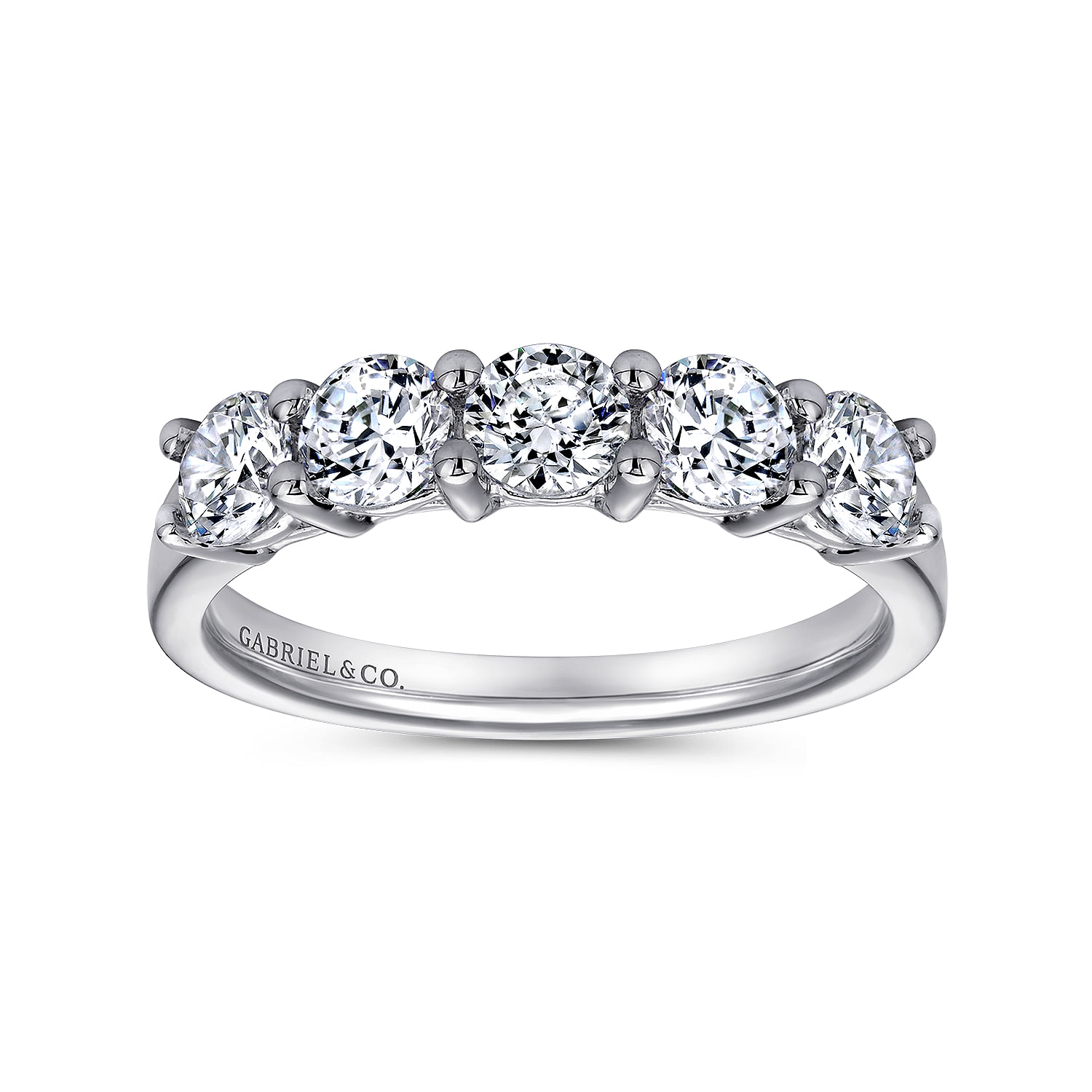 Shop Platinum Wedding Rings For Women | Gabriel & Co. US