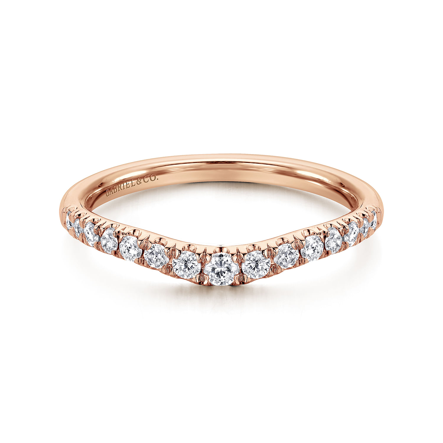 Diamond Rose Gold Wedding Bands for Lasting Love | Gabriel & Co.