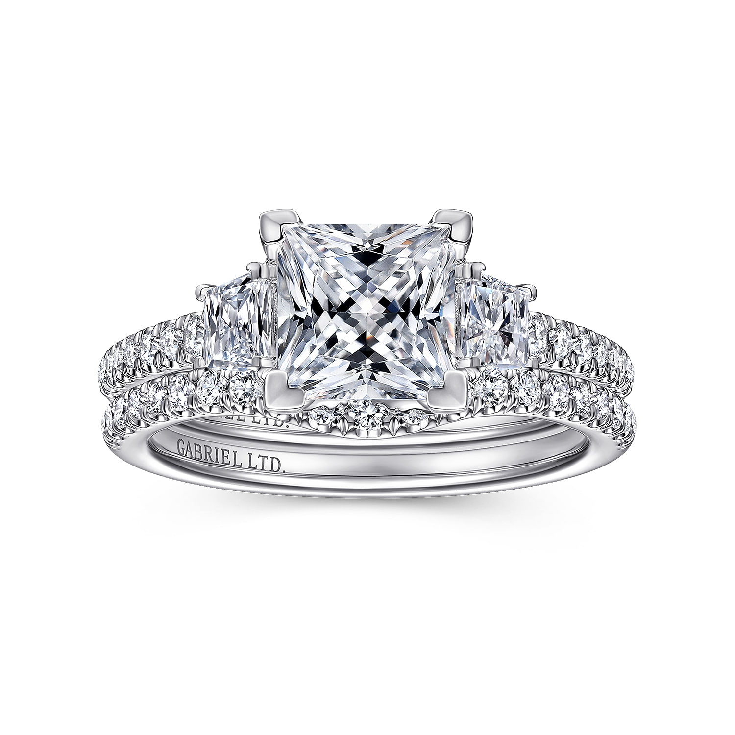 Princess Cut Engagement Rings | Princess Cut Diamond Ring | Gabriel & Co.
