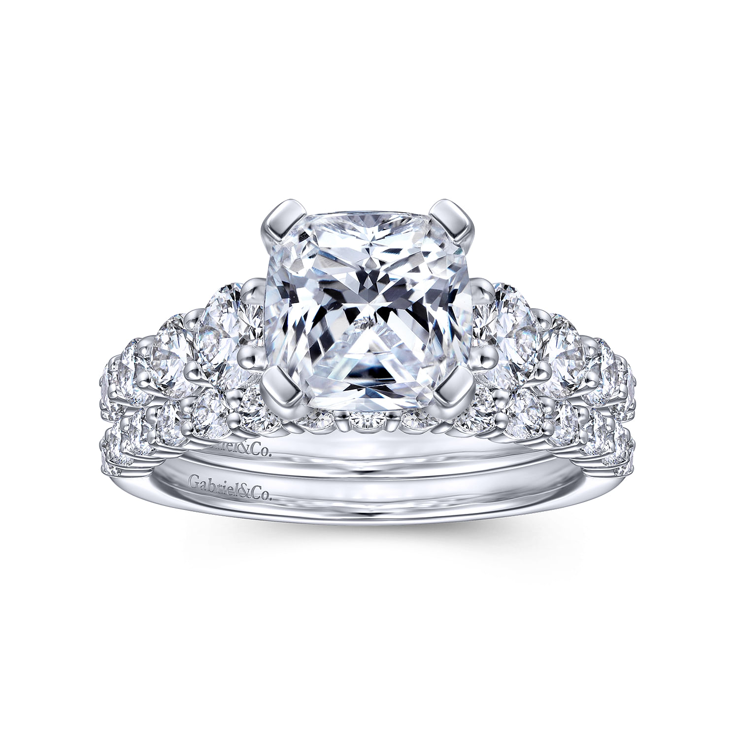 Elongated Cushion Cut Engagement Rings | Square Shaped Ring Designs ...