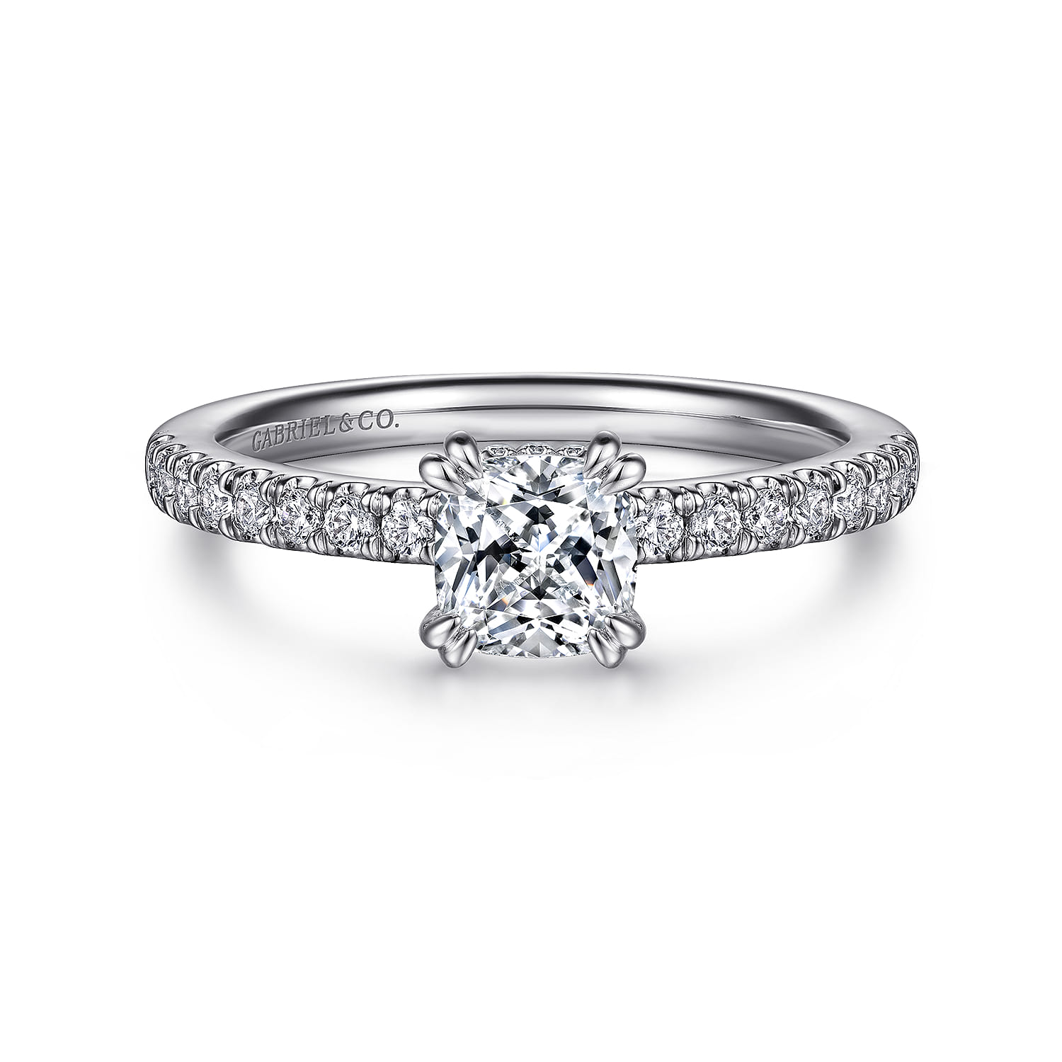 Elongated Cushion Cut Engagement Rings | Square Shaped Ring Designs ...