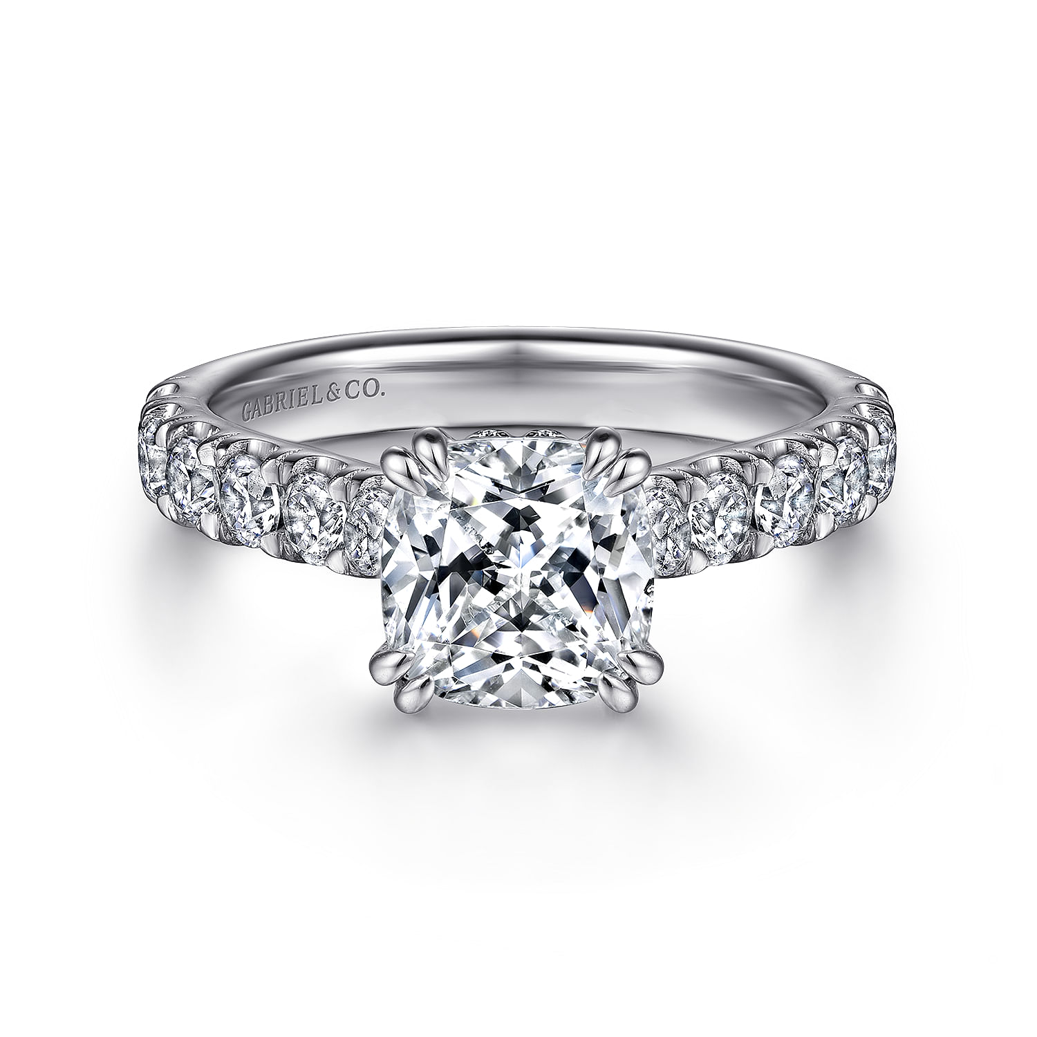 Elongated Cushion Cut Engagement Rings | Square Shaped Ring Designs ...