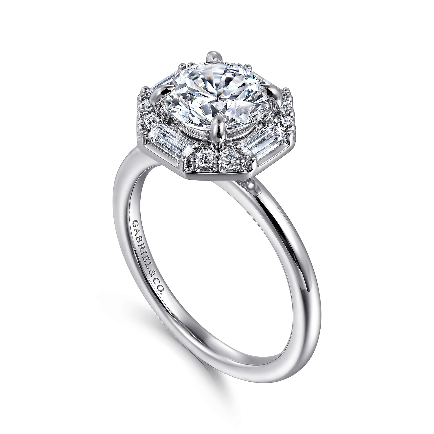 Heavenly Halo Engagement Rings | Gabriel & Co.