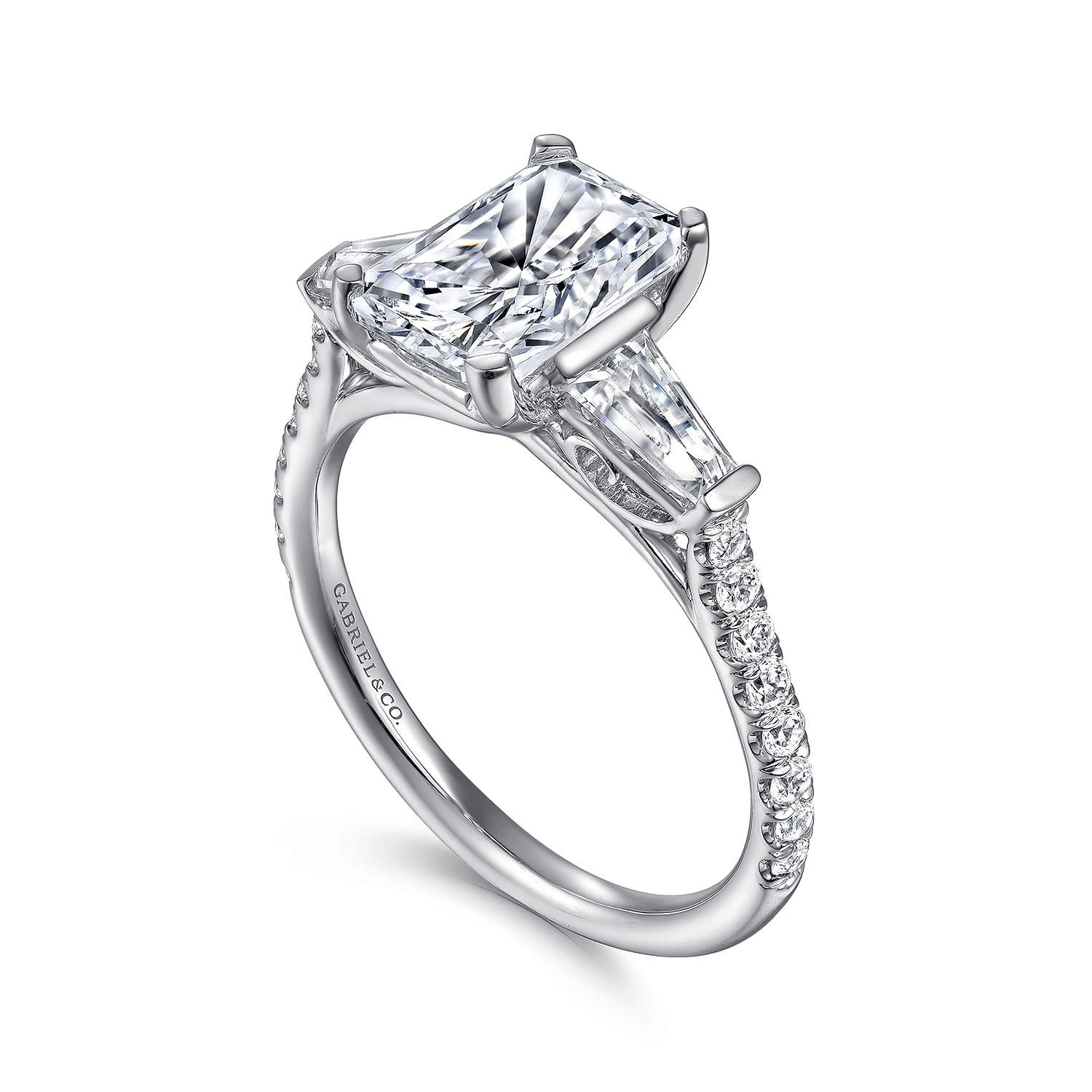 Radiant Cut Engagement Rings | Gabriel & Co. US
