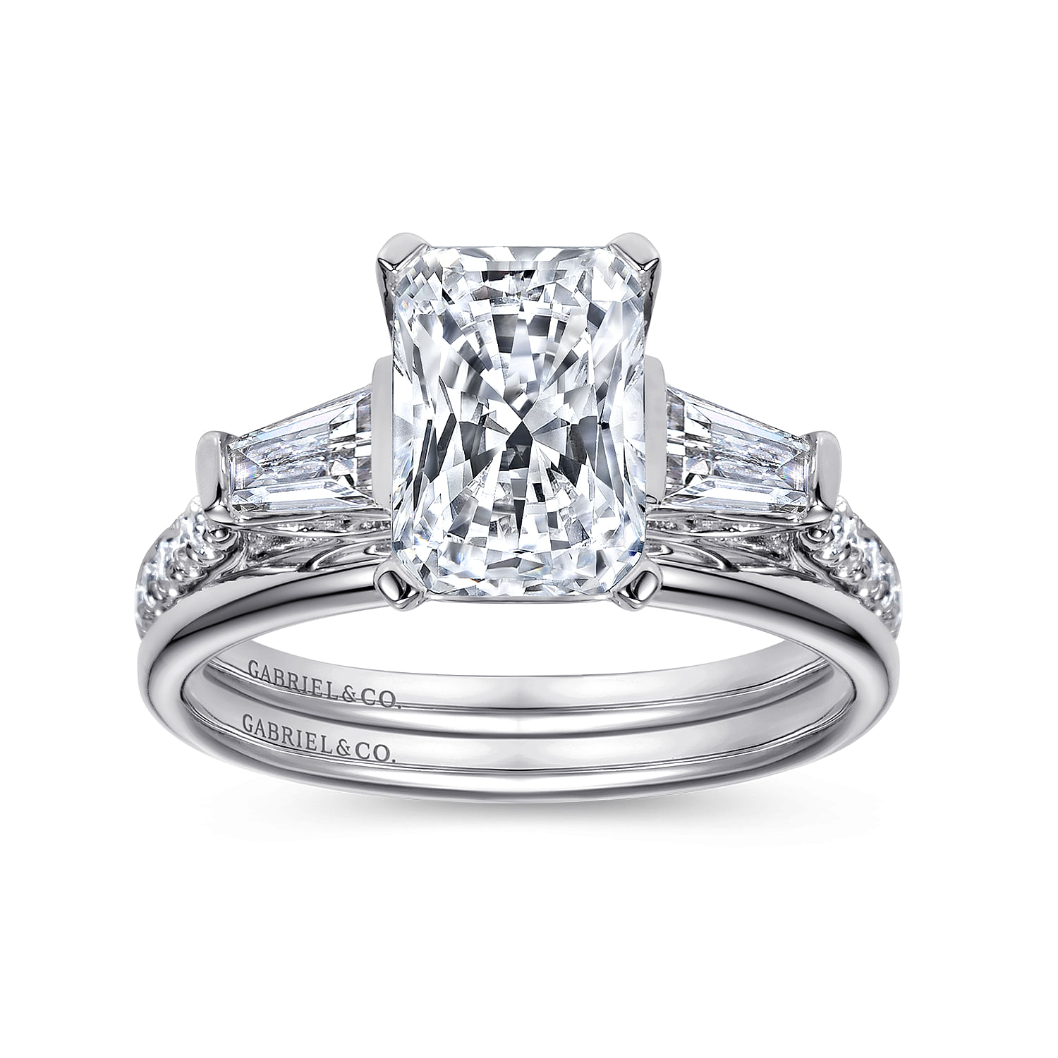 Radiant Cut Engagement Rings | Gabriel & Co. US