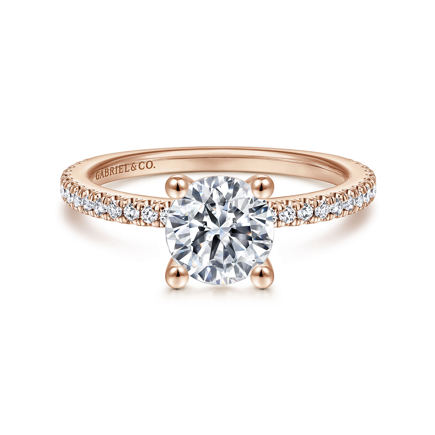 Rose Gold Engagement Rings | Gabriel & Co.