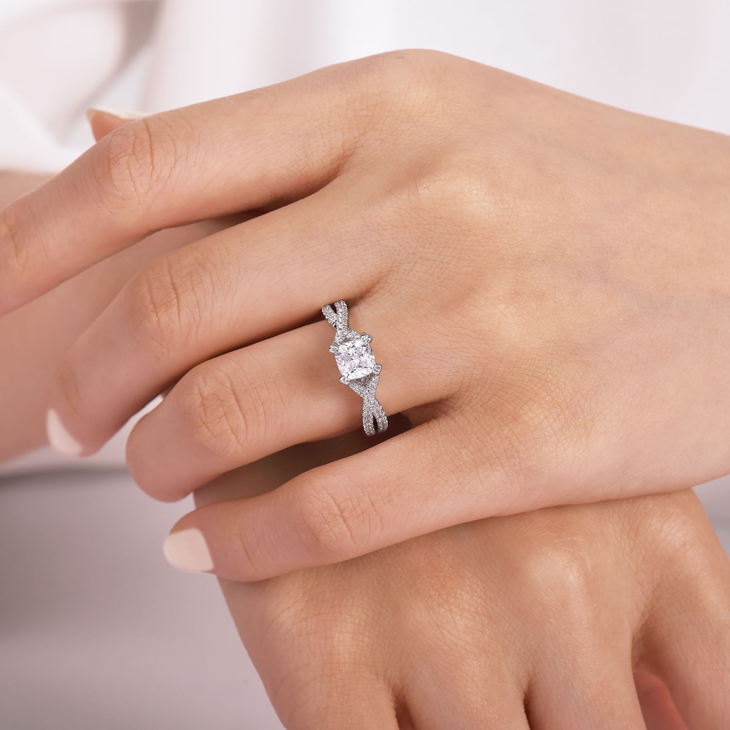 Cushion Cut Engagement Rings [Elongated] | Gabriel & Co. US