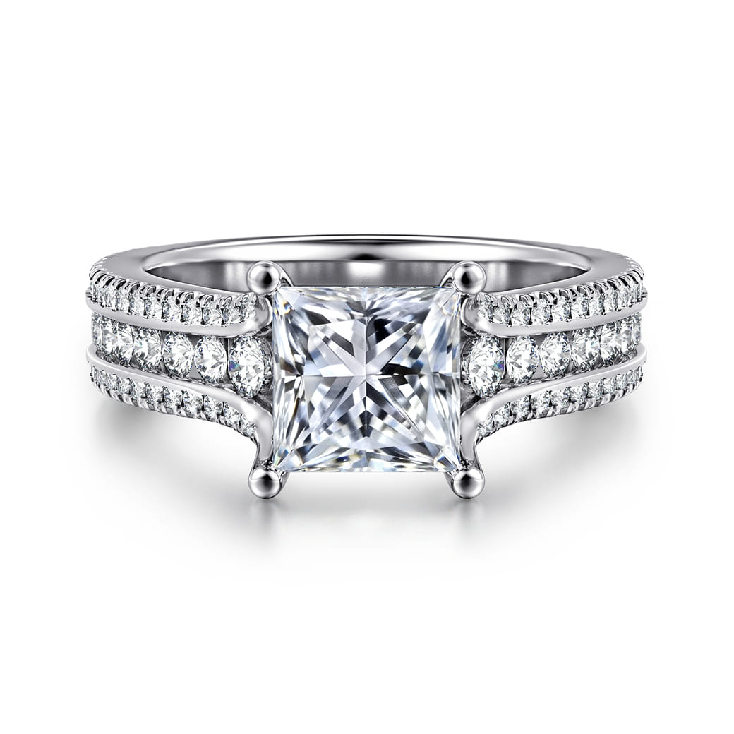 Wedding Band To Go With Princess Cut Engagement Ring