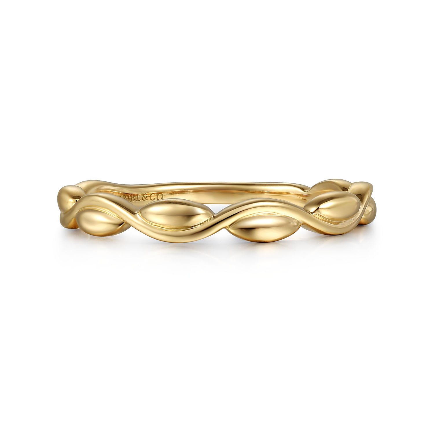 14K Yellow Plain Gold Stackable Ladies Ring @ $420. Shop Ladies Rings ...